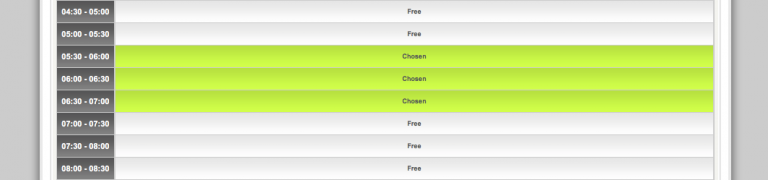 The booking system | CREATE Prototype Lab